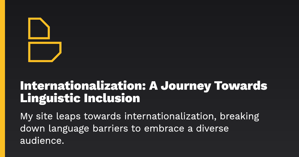 Internationalization: A Journey Towards Linguistic Inclusion - Barrenechea